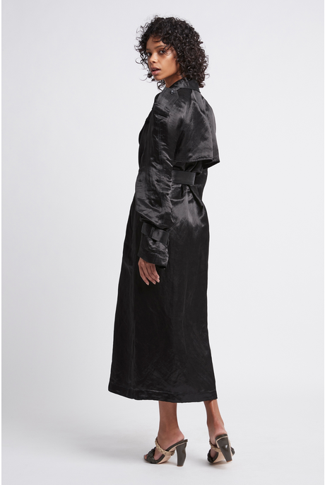 GRACIOUS TRENCH COAT (BLACK)- AJE. WINTER 21